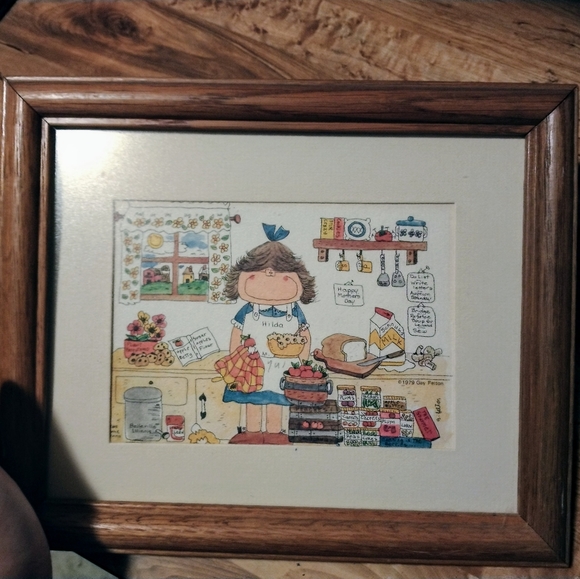 Gay Felton | Wall Decor | Vintage Cartoon Print Of Baker By Gay Felton ...